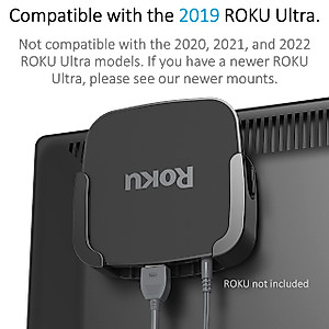 ReliaMount Holder for Old Roku Ultra (Not Compatible with Roku Ultra Models Purchased After September 2020)