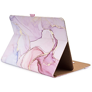 TSPCASE Universal Case for 9-10.9 inch Tablet, PU Leather Stand Folio Universal Protective Cover for 9"-10.9" Tablet, with Multi-Angle Viewing Stand Wallet Leather Case