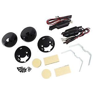 Pair Rockville RT6 240 Watt Car 1" Silk Dome Neo Swivel Tweeters+Crossovers , Black