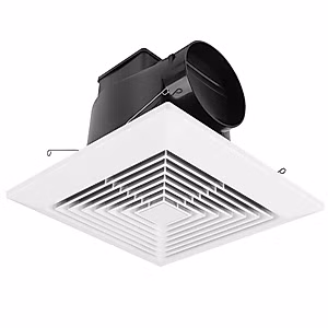 Fanspex Bathroom Ceiling Exhaust Fan, Household Bath Vent Ventilation Fan with 0.95 Sones Quiet Operation, 90 CFM, 4-in Duct, 25W Energy-Saving, 9.8"x9.8" (Installation Size 8.2"x8.2")