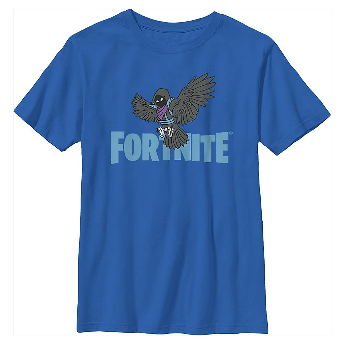 FORTNITE boys Wings of Fortnight Boy's Solid Crew Tee T Shirt, Royal Blue, Large US