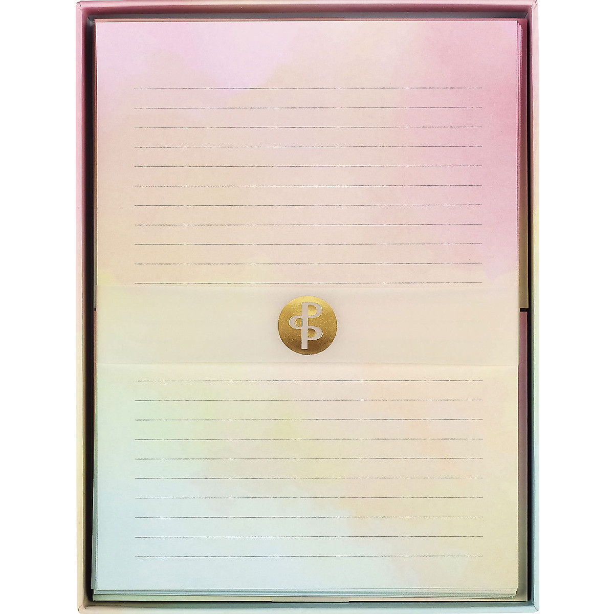 True Colors Lined Stationery Set (30 lined sheets, 24 envelopes)