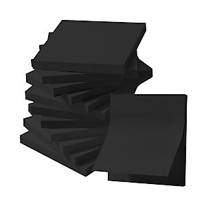 Mr. Pen- Sticky Notes, 12 Pads, Sticky Notes 3"x3", Black Sticky Notes, Sticky Notes, Sticky Note Pads, Stick Notes, Sticky Pad, Pack, 3x3 Sticky Notes, Sticky Notes Bulk