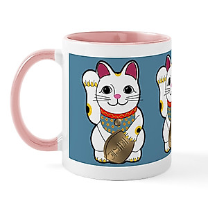 CafePress White Maneki Neko Mug Ceramic Coffee Mug, Tea Cup 11 oz