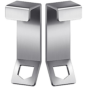 Kuco Cooler Lock Bracket for Mid-to Large-Size Yeti/RTIC Coolers Tie Down Kit Made of Stainless Steel and Protective Coating with Larger Hole Tie Down Accessories Ice Chest Lock [2 Pack]