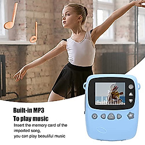 Kids Digital Camera, 1200W Pixel Children Instant Camera, Support Up to 32GB Memory Card, Gifts for Boys and Girls(Blue)