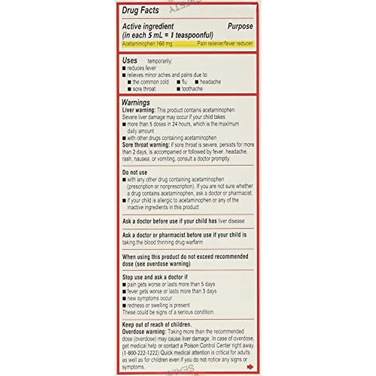 Children's Tylenol Grape Splash Flavored Liquid, 4 Fl. oz, 2 pk. (pack of 2)