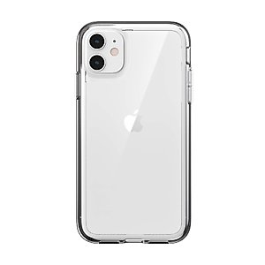 Speck iPhone 11 Clear Case - Drop Protection & Scratch Resistant, Anti-Yellowing & Anti-Fade with Dual Layer Protetective, Slim, Transparent Design - Crystal Clear iPhone 11 Cases - GemShell