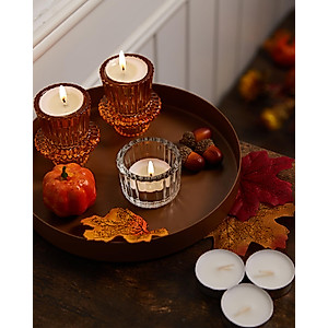 Hypmis Tea Lights Candles Bulk - 200 Pack, 4.5+ Hours Fully Burns Tealight Candles Unscented Smokeless Bright Flame Tealights for Home, Sabbath, Weddings, Christmas & Halloween Decor, White