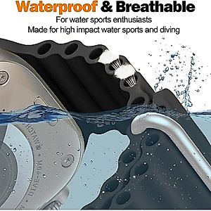 ownace Compatible with apple watch ultra 2 band 49mm with Screen Protector Tempered Glass Sport,Soft Silicone Waterproof Strap Wristbands iWatch Apple Watch Series Ultra Women Men
