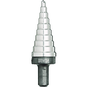 Irwin Tools Irwin 11104 Unibit4M 4-Millimeter to 22-Millimeter by 3/8-Inch Shank Step Drill Bit