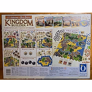 Queen Games Kingdom Builder Big Box 2nd Edition Board Game