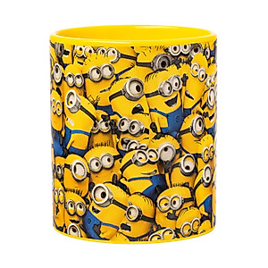 Silver Buffalo Universal's Despicable Me Cluttered Minions Ceramic Coffee Mug, 14 Ounces