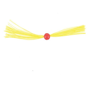 Clam 16810 Silkie Jig Trailer, 1 1/2", Firecraw