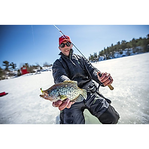 Fenwick Elite Tech Ice Fishing Spinning Rod Blue, Cork, 27" - Medium Light - 1pc