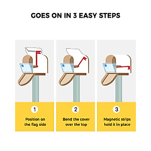 Yomandocix Halloween Mailbox Covers Magnetic, Mailbox Cover Wraps Post Letter Box Cover Garden Yard Farmhouse Home Decor for Outdoor 21.7x18.5 Inches Ghost Grimace Pumpkin Buffalo Plaid