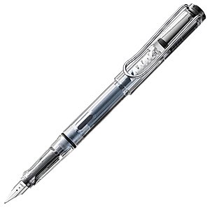 LAMY safari vista - Fountain Pen with ergonomic grip & polished Left-Handed steel nib (LH) in size M - ideal for any Writing & Calligraphy - including LAMY T 10 blue cartridge