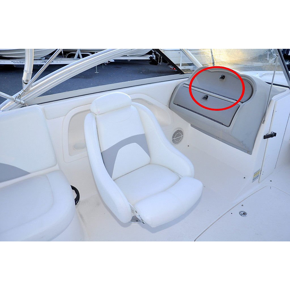 OWACH Push Button Latch with Locking for Marine Boat Tool Box, Glovebox, Radio Box, Electronic Box (with Locking, 1 Pack)