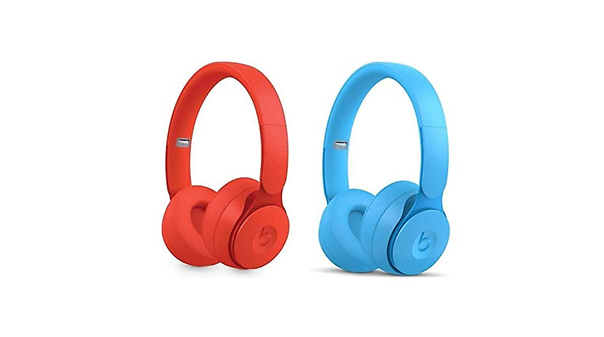 Beats Solo Pro Wireless NC Headphones - Light Blue Renewed