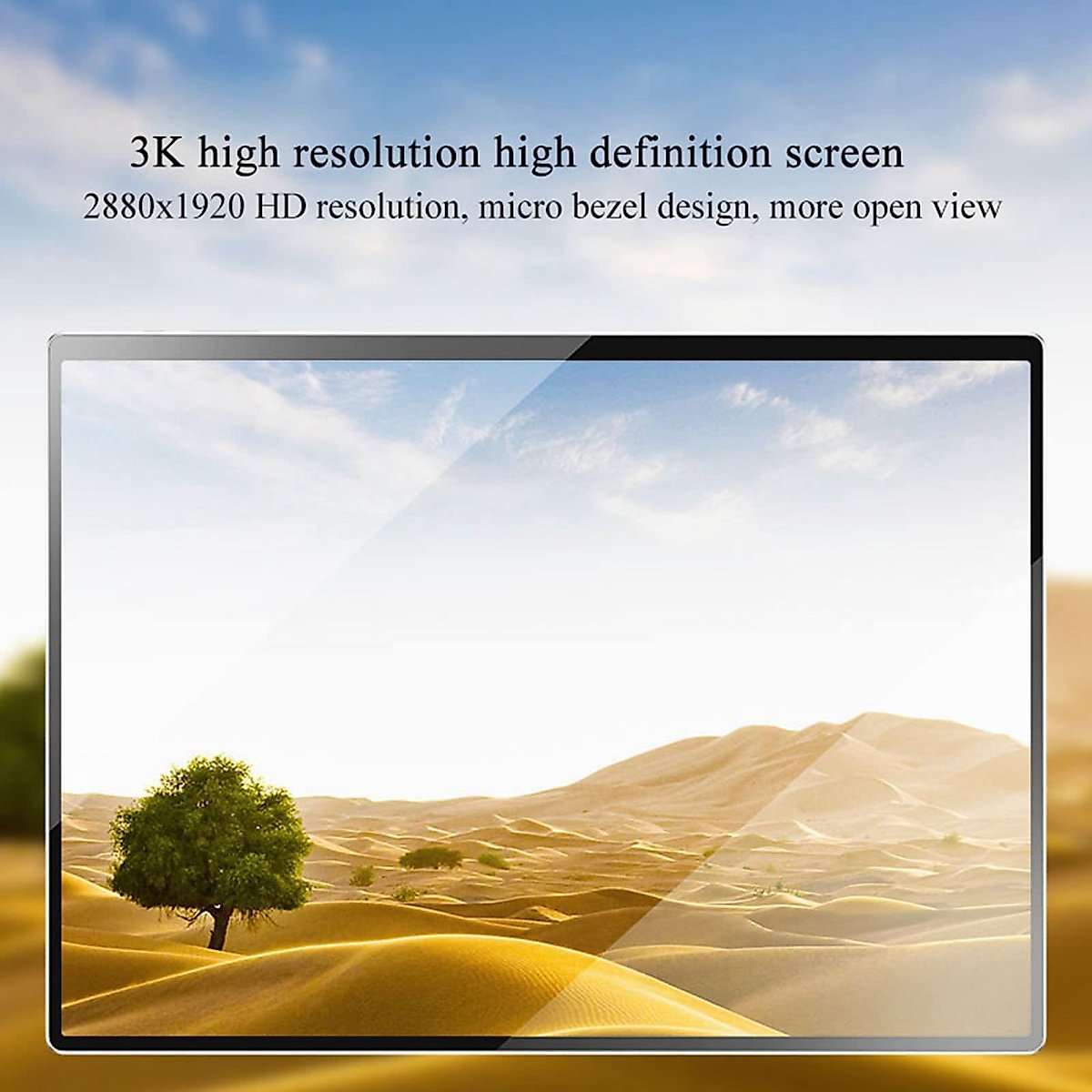 Tangxi 12.3in Laptop,3K Touch Screen 2880x1920 HD 2 in 1 Laptop with Magnetic Detachable Keyboard for Windows11,LPDDR4 12GB 256GB SSD,for Intel J4125 Quad Core CPU