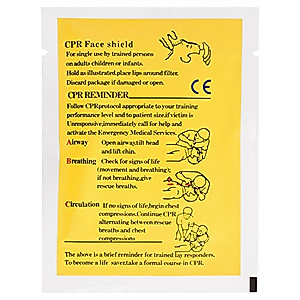 Ever Ready First Aid CPR Face Shield fits Adults, Children and Infants - 30 Pack