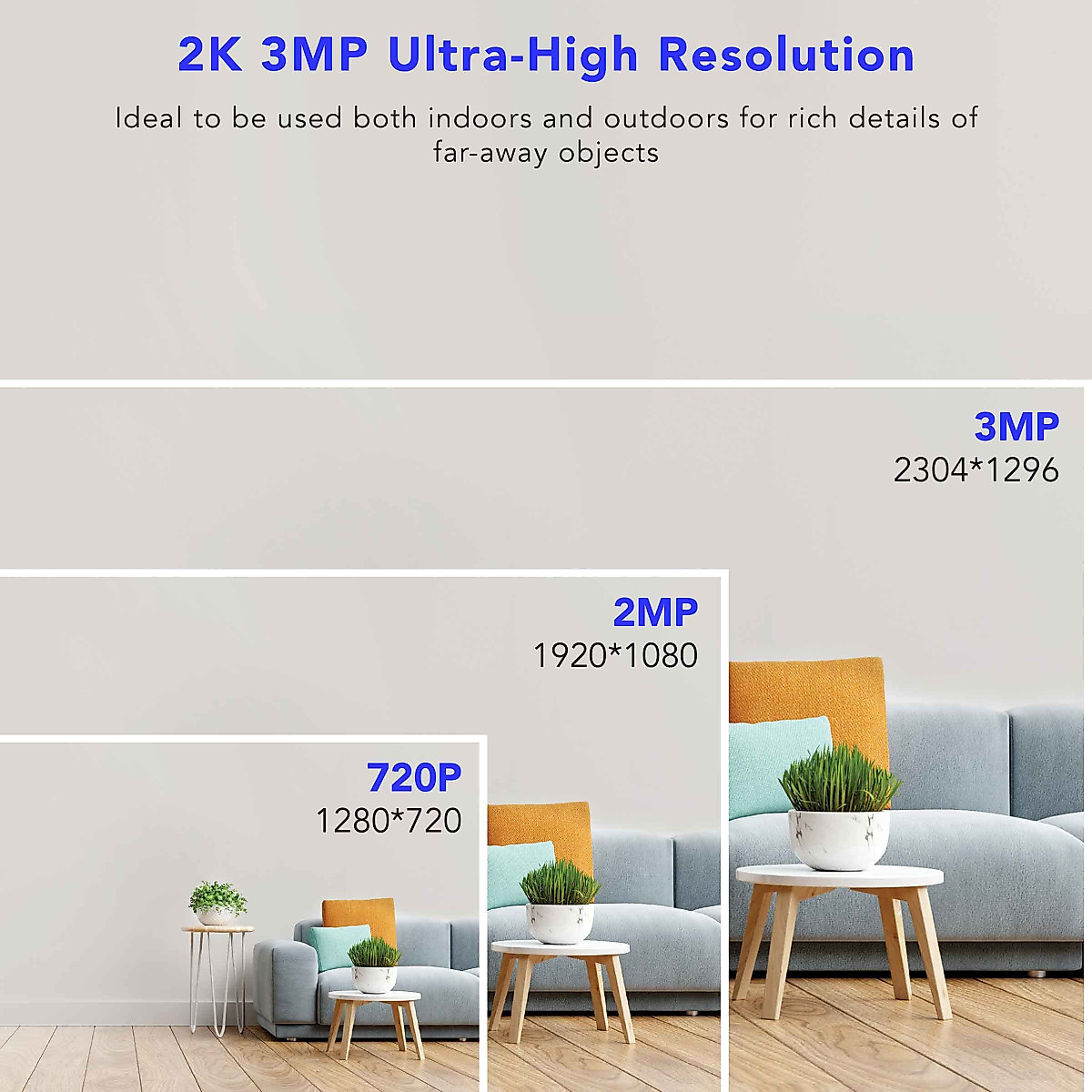 [Long Range, 10 Channel NVR] Wireless Security Dual Mode Camera System with 1TB Hard Drive, 8Pcs 1296p IP Security Surveillance Cameras Home Outdoor Alexa (8CH-A-2MP-168)