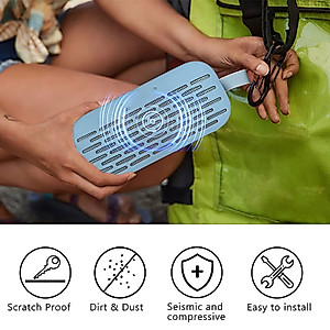 HUAYUWA Silicone Cover Sleeve (Blue) Compatible for Bose SoundLink Flex Bluetooth Portable Speaker