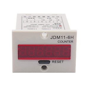 TWTADE/ 110-220VAC LED Auto Display Digital Counter 0-999999 6 Digits + Hall Proximity Sensor Switch Distance 10CM NPN NO + Holder US-JSQ+GD+CT 10mm