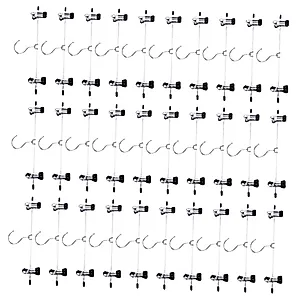 Holibanna 60pcs Socks Hanger Trouser Hangers Space Saving Hanger Nonslip Hangers Retractable Clothes Rack Multifunctional Pants Rack Clip Hanger Simple Hanger Clothes Hanger with Clips Jeans