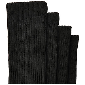 Gildan Men's Polyester Half Cushion Crew Socks, 12-Pairs, Assorted, Shoe Size: 6-12