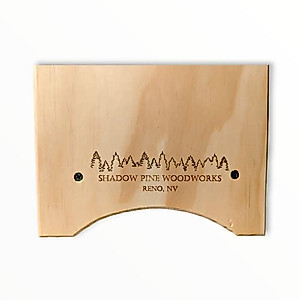 Shadow Pine Woodworks Disc Golf Accessories | Disc Golf Storage Rack | Customizable Sizing Stores 15 to 250 Discs | 3 Levels Tall, 3 Feet Wide, Stores Over 150 Discs