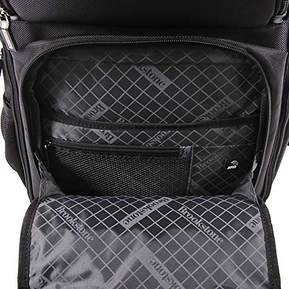 Brookstone Luggage Laptop Backpack, Black, 18 Inch