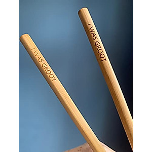 I was Groot bamboo chopsticks