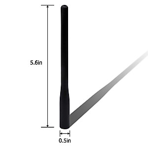 Aimtobest Standard STD-CAT460 Rubber Duck Antenna Compatible for Standard Horizon HX270S HX280S HX290 HX300 HX370S HX400 HX460 HX500 HX850S HX851 HX870 HX890 Handheld Radios (1 Pack)