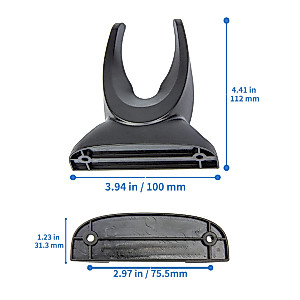 VENREA Universal Barcode Scanner Holder, Barcode Scanning Holder, Barcode Reader Rack Bracket Wall Mount Accessiors Fit for Most Scanner Barcode Scanners Scan Gun Label Readers (Style U)