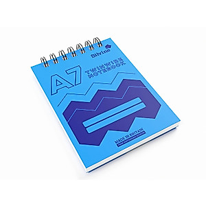 Silvine 160 Page A7 Wirebound Notebooks with Durable Wipe Clean Covers [Assorted Pack of 20],POLYA7AC