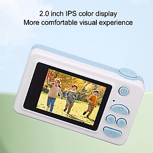 Kids Camera, 32MP Cartoon Pattern Photo Record Digital Camera, 1080P Mini Portable Kids Selfie Camera for Boys, Girls, Gifts, Birthday 5V 1A