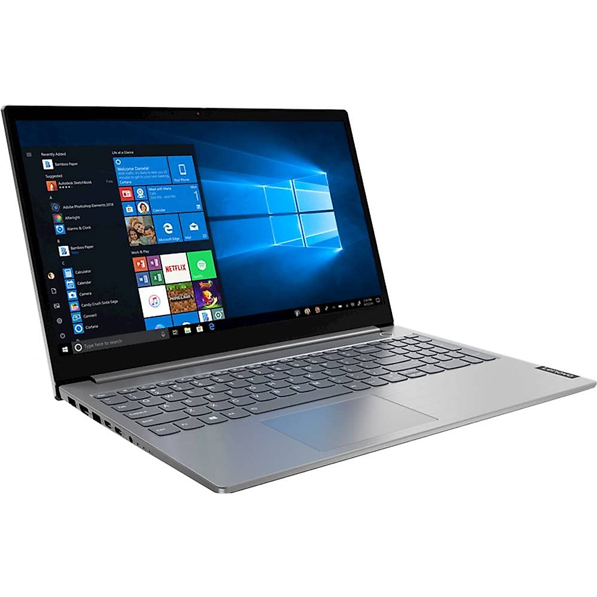 Lenovo Thinkbook 15 Business Laptop, 15.6" FHD (1920x1080) Non-Touch, Intel Core 10th Gen i5-1035G1, 8GB RAM, 256GB SSD, Webcam, Windows 10 Pro (Renewed)
