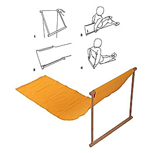 plplaaoo Beach Lounge Chairs,Chaise Lounge Outdoor,Patio Lounge Chairs, Folding Lounge Chair,Beach Lounge Chair Portable Reclining Mat Lounge for Outdoor Vacation Travel Trip(Yellow)