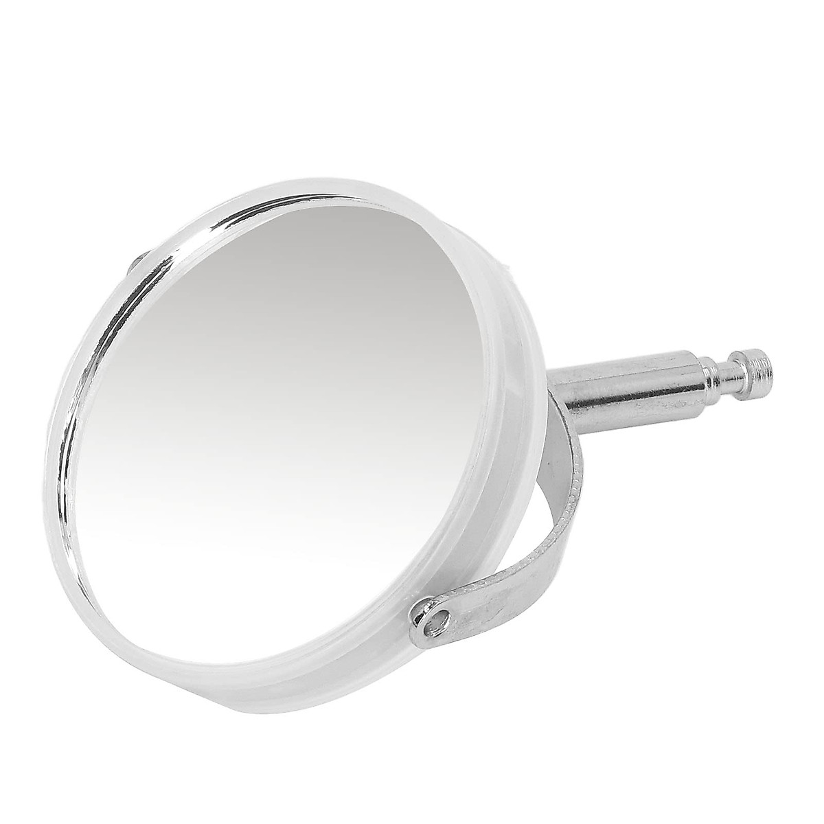 Microscope Reflecting Mirror, Biological Microscope Reflector 360 Degree Rotation Replacement for Light Observation (Plastic Bracket)