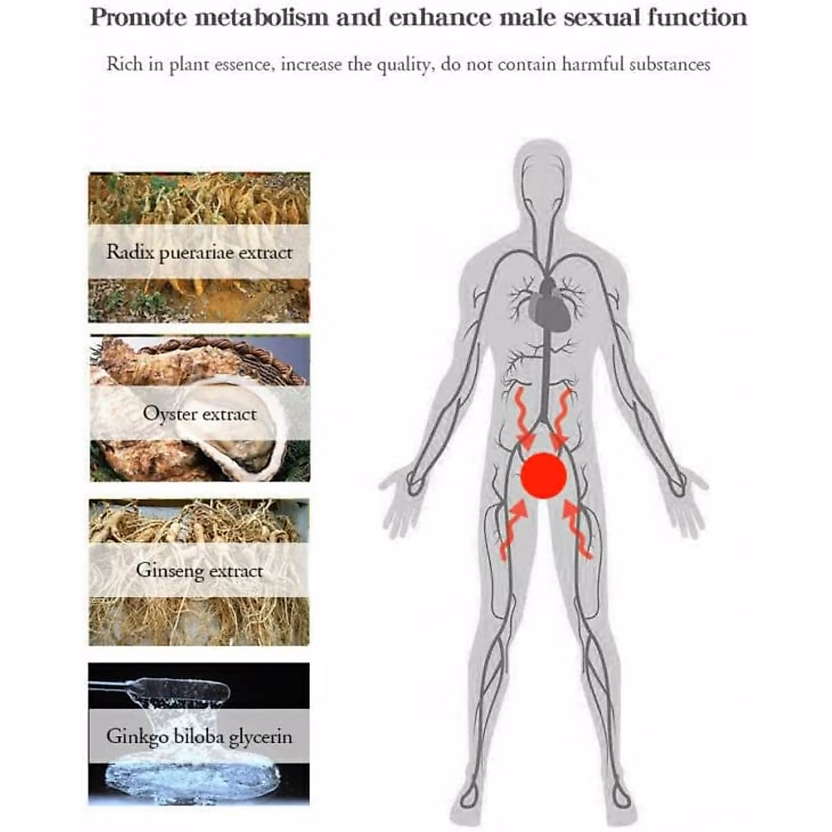 BLSEX XXL Enlargement Oil Increase Male Enlarge Oil | 0.34 fl.oz | Pack of 1