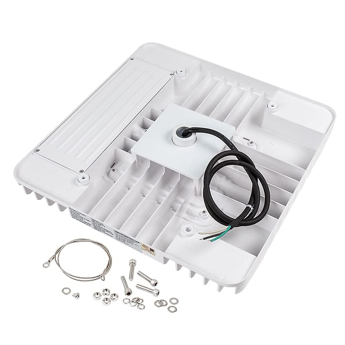 OSTEK LED Canopy Light for Gas Station, 150W Carport Ceiling Light 19500LM 5700K Daylight 400-700W MH/HPS Equiv. Recessed Surface Mount, IP65 Rating, 5 Years Warranty, 90-277V, UL&DLC Listed