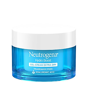 Neutrogena Hydro Boost Hyaluronic Acid Hydrating Face Moisturizer Gel-Cream to Hydrate and Smooth Extra-Dry Skin, 1.7 oz (Pack of 2)