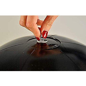 Home-X Bird Deterrent Balloons, Scare Birds Away, Garden Protection from Animals, Scarecrows for Garden, Set of 3, Multicolored, Each 40" D x 20.5" H