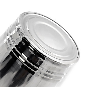 Ice Bucket Insulated Stainless Steel Keep Ice Frozen Longer Ideal for Cocktail Bar, Parties, Chilling Wine, Champagne - 3 Liter (Stainless Steel)