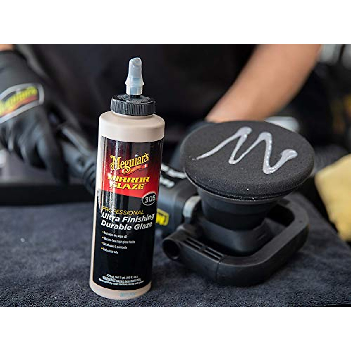 Meguiar's Meguiar’s M30516 Mirror Glaze Ultra Finishing Durable Glaze, 16 Fluid Ounces