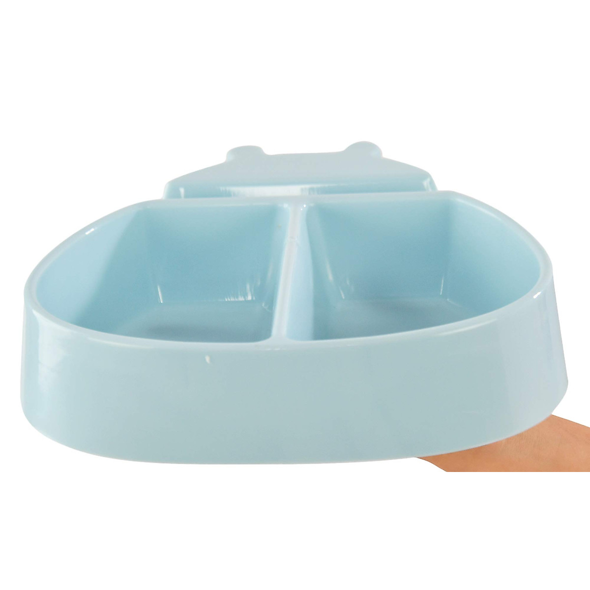 Home-X Ladybug Decorative Snack Dish and Phone Stand, Handy Candy Dish and Fruit Bowl, Perfect Snack Organizer Tray for Kids, Pistachio Sunflower Bowl with Shell Storage, Reusable Plastic Bowl, Blue