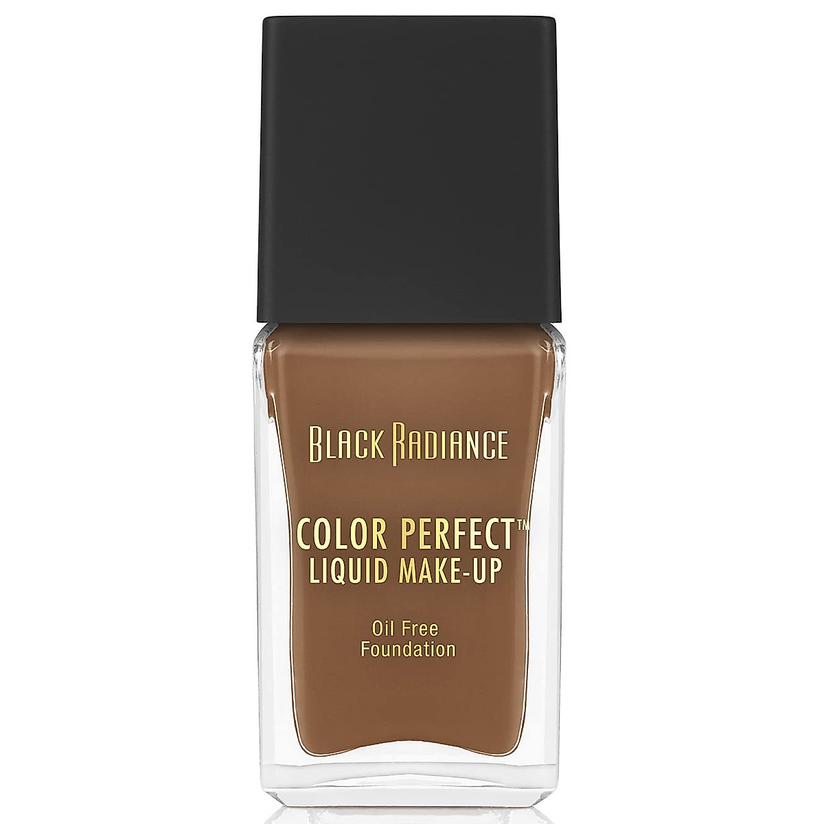Black Radiance Color Perfect Liquid Full Coverage Foundation Makeup, Caramel, 1 Fluid Ounce