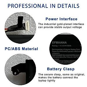 C41N1908 Laptop Battery Replace for Asus ROG Zephyrus G14 GA401IU GA401IH GA401IV GA401IHR GA401 GA401II GA401QC GA401QH GA401QM GA401QE Series 0B200-03610000 0B200-03610100 C41PQ05 4ICP4/59/134