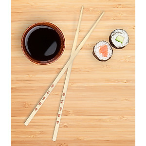 Helen’s Asian Kitchen Chopsticks, 10.5-Inches, 10-Pair, Natural Bamboo